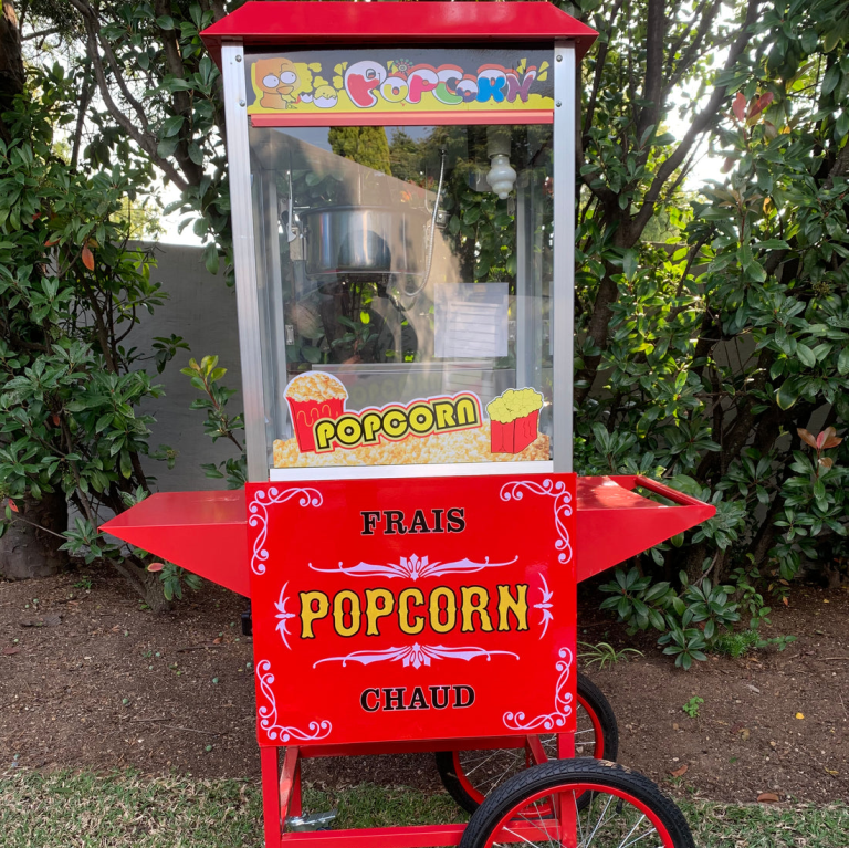 Retro Carnival Popcorn Machine With Stand - Bingo’s